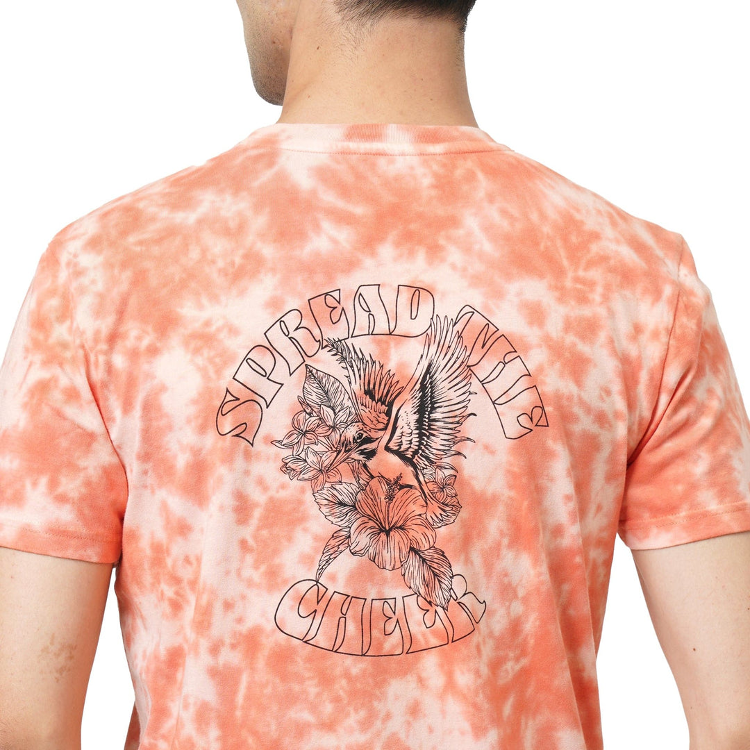 KF Peach Tie & Dye Tee – KF.LIFE